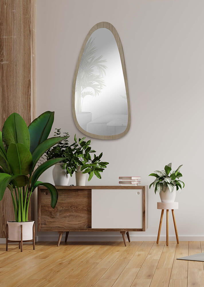 Espejos irregulares: la tendencia que transforma espacios - La Fábrica del Cuadro